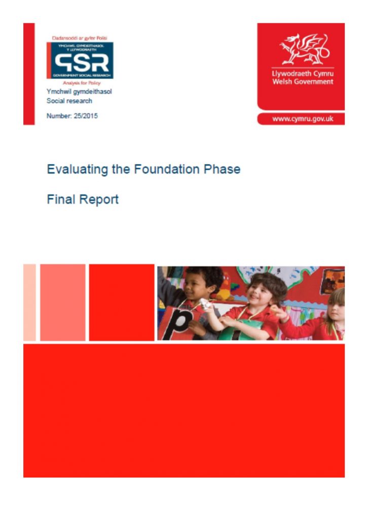 Evaluating the Foundation Phase – Wales Institute of Social and ...