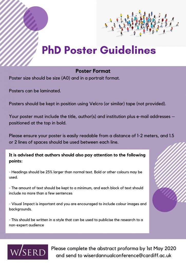 PhD Poster Competition 2020 – Wales Institute of Social and Economic ...
