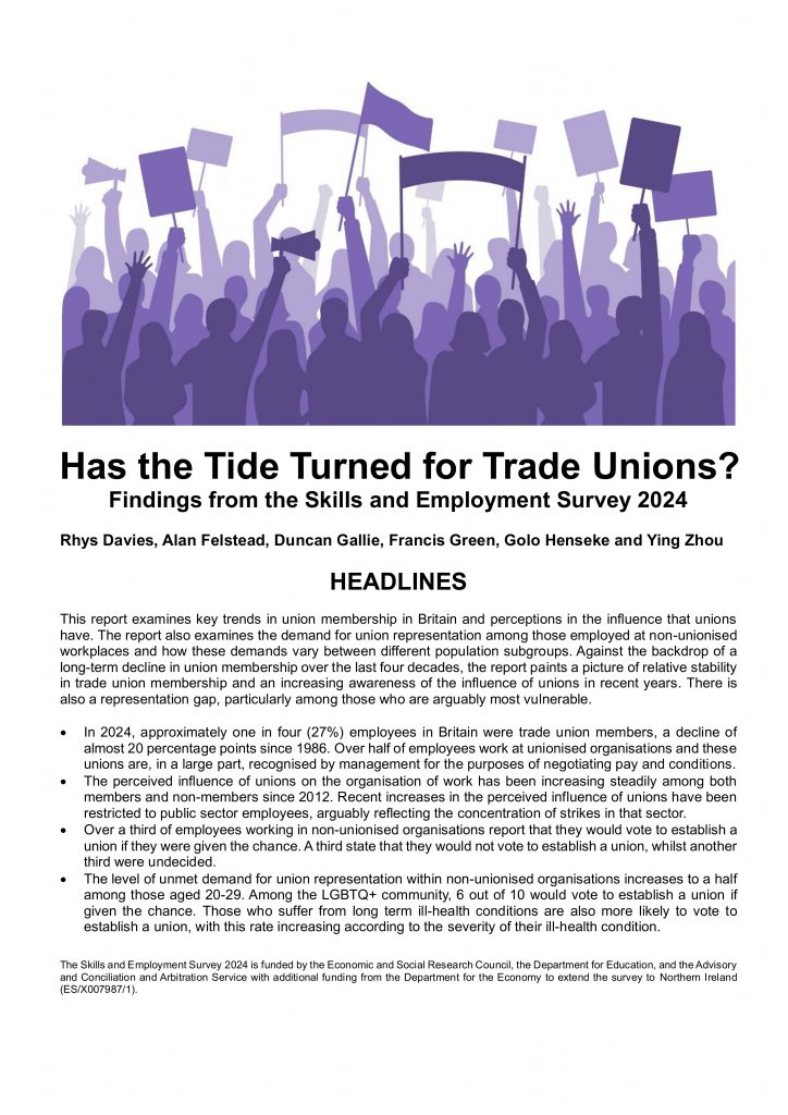 Skills and Employment Survey 2024 – Wales Institute of Social and ...